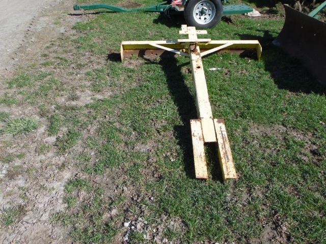 Homemade Grader Box Blade for a John Deere M, MT Tractor, Belly Mount ...