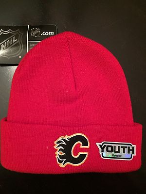Calgary Flames NEW Youth Winter Hat . Hoodie Toque Jersey Girls Boys ...