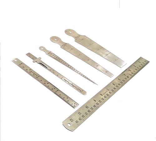 Stainless Steel Measuring Tool, Workshop Machine Tools (Set of 1 x 6 ...