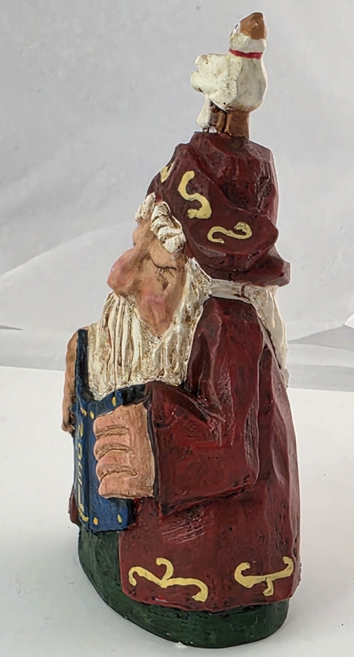 David Frykman DF2714 “Festive Santas” Figurine Noel Book Bird on Hat ...
