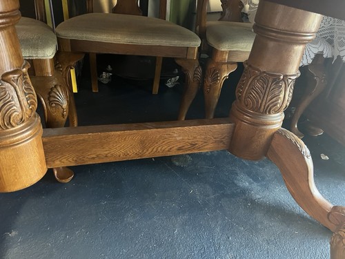 Richardson Brothers Dinning Room Table, 6 Chairs With Leaf. And ...