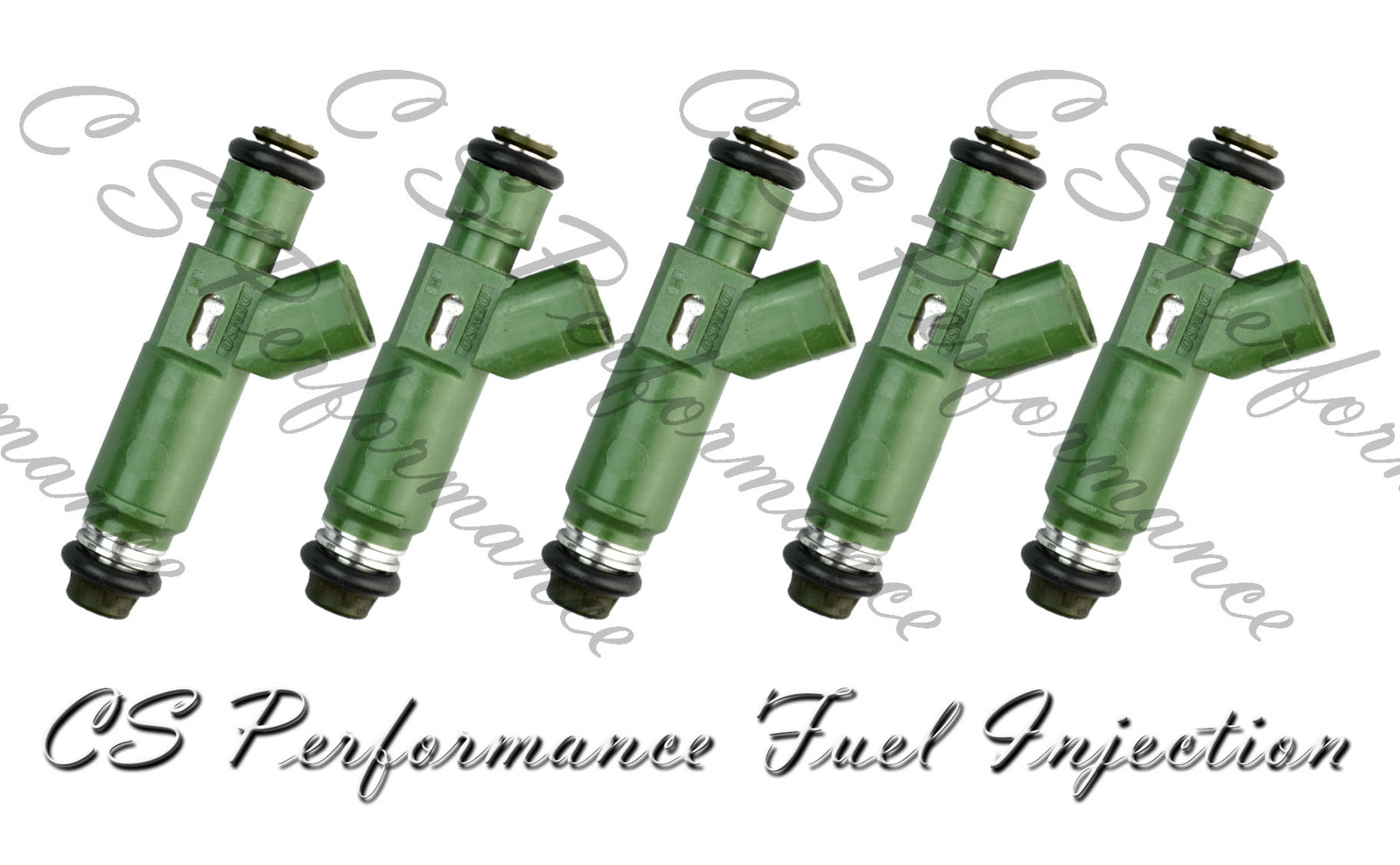 Denso Fuel Injectors Set for 2001-2007 Volvo V70 2.4 L5 2002 2003 2004 ...