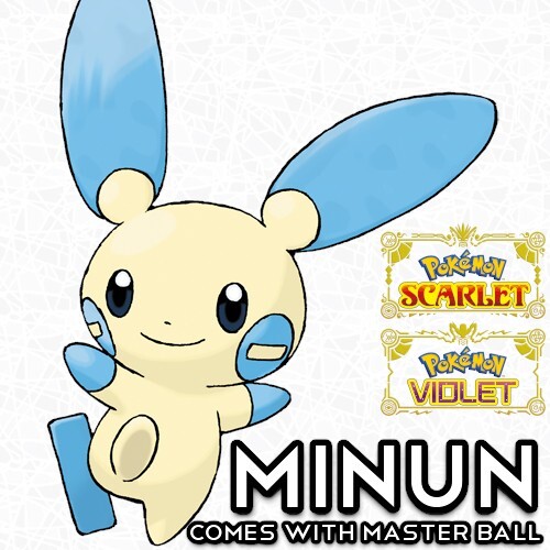 Non-Shiny Minun Lv. 1 Timid Nature Volt Absorb Ability Pokemon Scarlet ...
