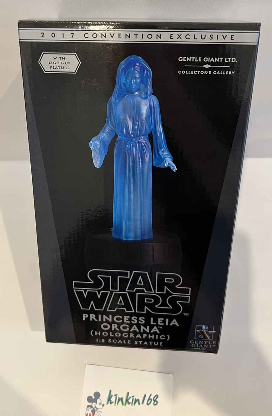 GENTLE GIANT STAR WARS PRINCESS LEIA ORGANA HOLOGRAPHIC 1/8 STATUE 2017 ...