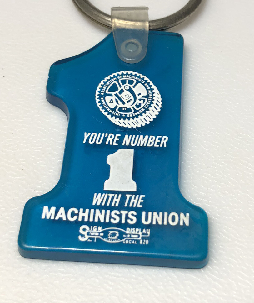 Vintage IAM International Machinist Aerospace Workers Labor Job Union ...