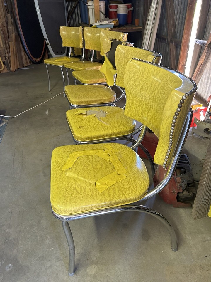 Iconic 1940/50 Daystrom Dinette/Dining Set with 6 chairs | eBay