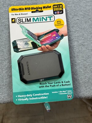 Slim Mint RFID Protection Wallet Heavy Duty Construction | eBay