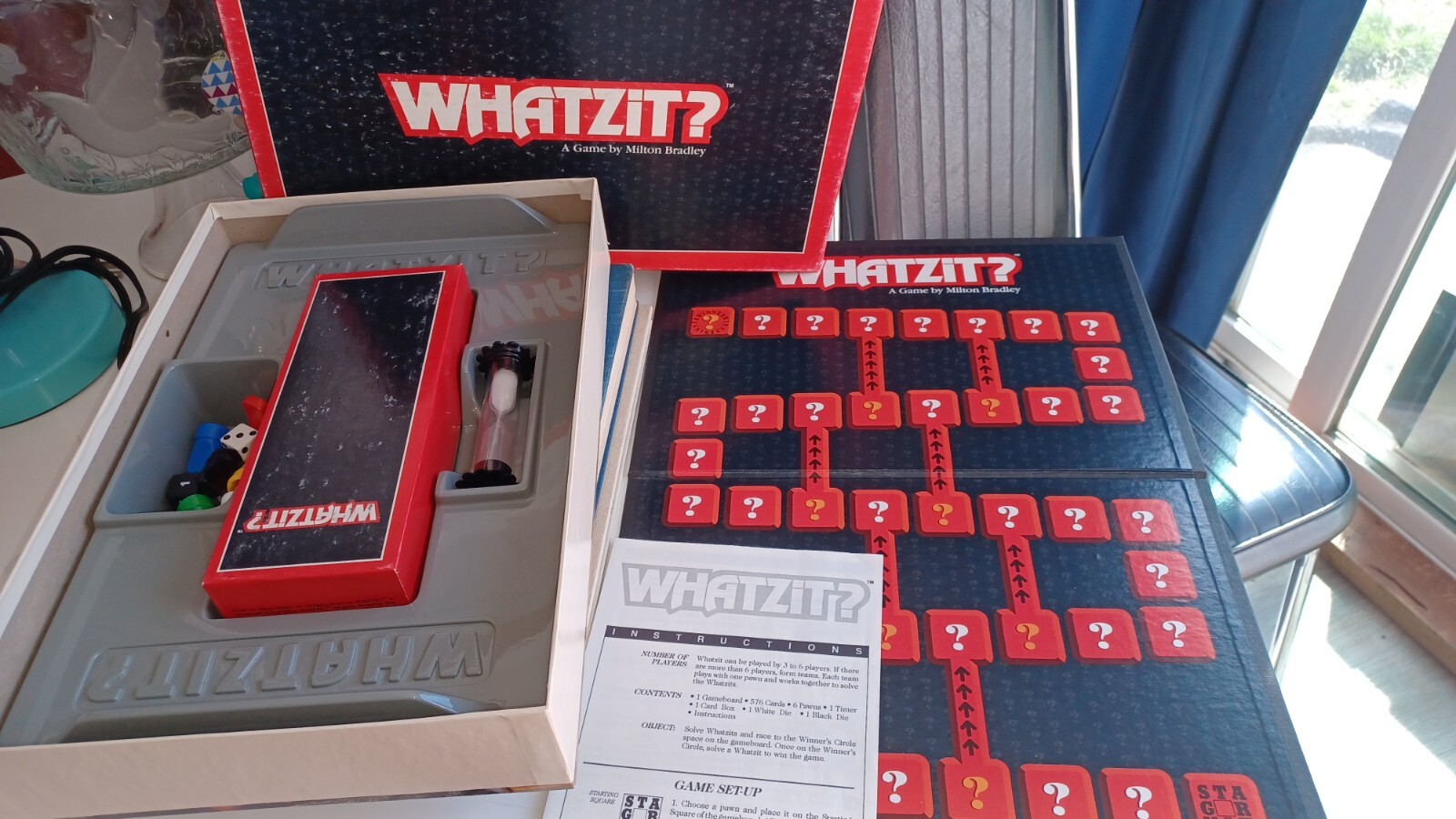 Vintage 1987 Milton Bradley Whatzit? Board Game Complete Great ...