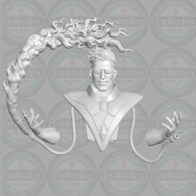 Pyro Brotherhood of Evil Mutants custom kit for 1:6 1:10 1:12 Marvel ...