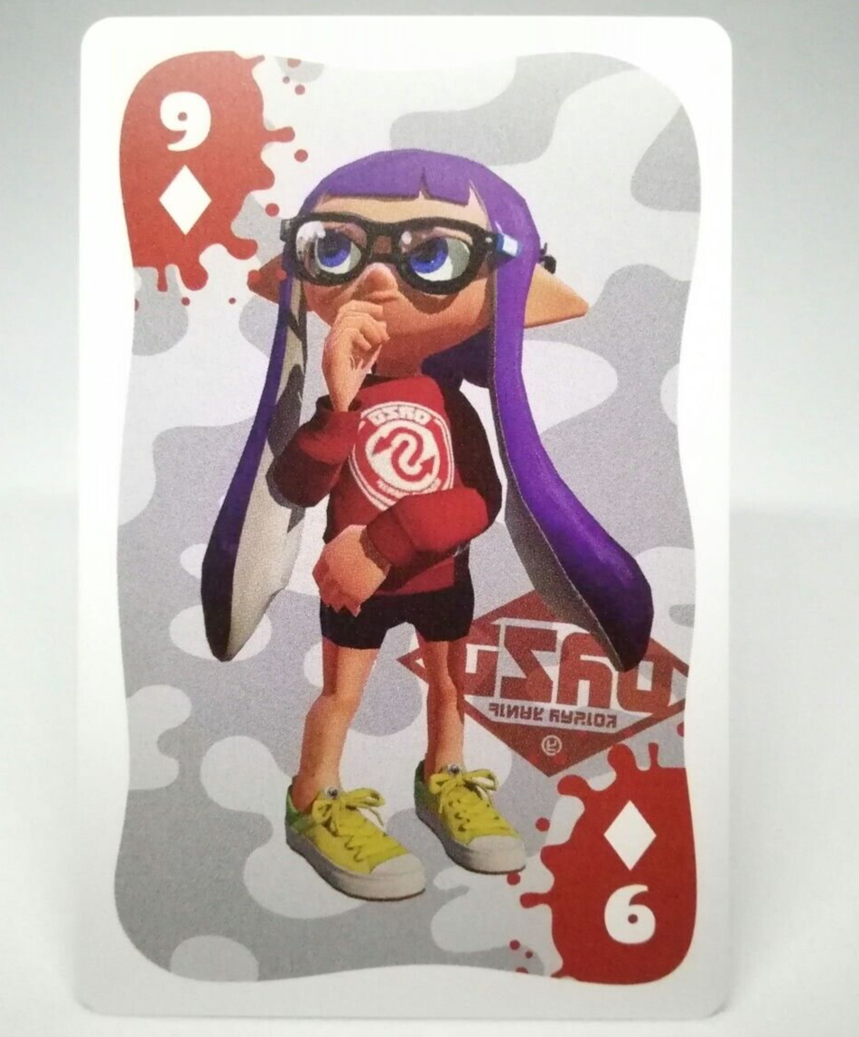 Inkling 9 Dia Splatoon Coordinates Playing Cards 2015 Nintendo Game ...