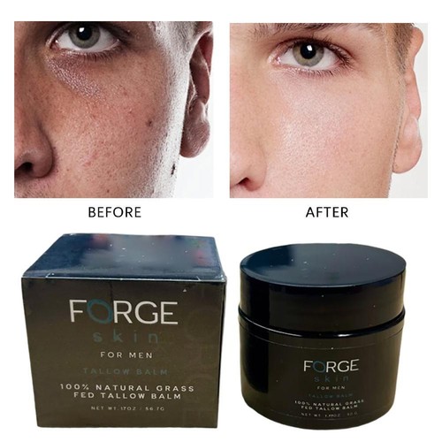 Forge Skin AUTHENTIC Men’s Face Cream Tallow Balm Sealed Wrinkle ...