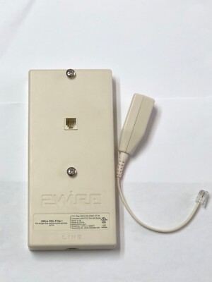 NEW 2Wire DSL Filter for Single-Line Wallmounted Phones Model LFT-4-1 ...