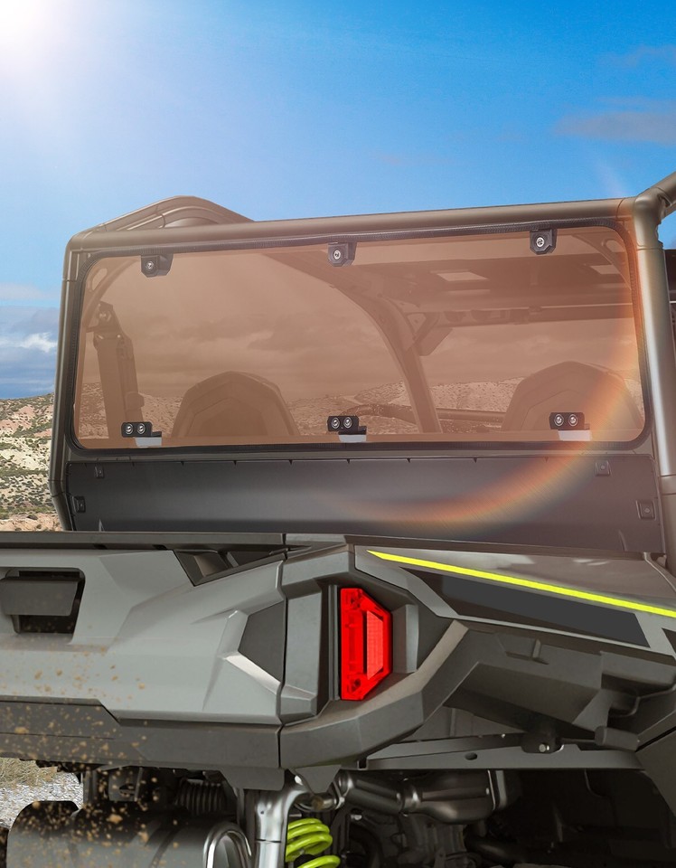 KEMIMOTO Tinted Rear Windshield Window for Polaris General 1000 4 /XP 4 ...