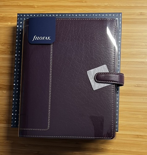 Filofax A5 Holborn Purple Organiser, Leather - New / Boxed | eBay