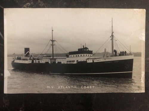 Mint MV Atlantic Coast Ship Real Picture Postcard | eBay