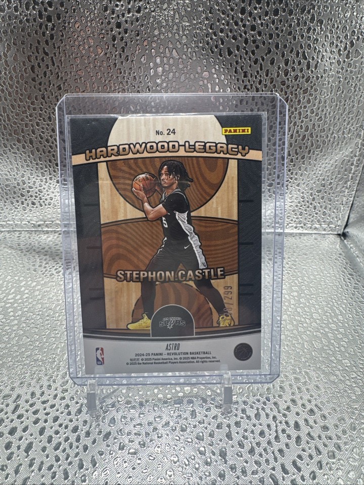 2024-25 Revolution Stephon Castle RC Rookie #24 Hardwood Legacy RED ...