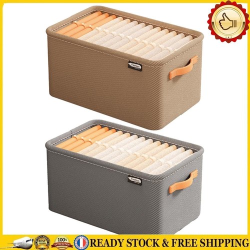 Bra Organizer with Handle&Steel Frame Jeans Storage Box Fabric ...