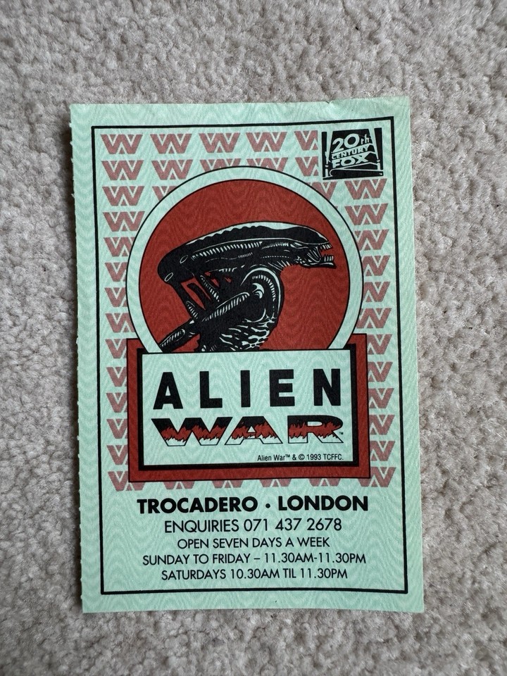 Vintage & Very Rare Alien War Press Pack 1993 Trocadero Centre | eBay UK