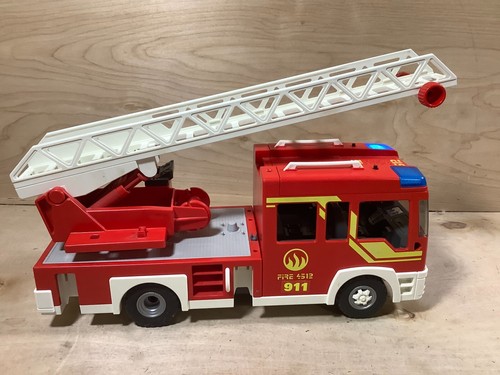 Playmobil Fire Engine 4512 Extending ladder Truck Rescue Department ...