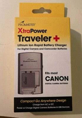Promaster Xtrapower Traveler + Battery Charger Canon 3014 | eBay