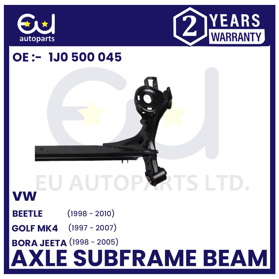 NEW REAR AXLE SUBFRAME CROSSMEMBER BEAM FOR VW GOLF MK4 BORA JETTA ...