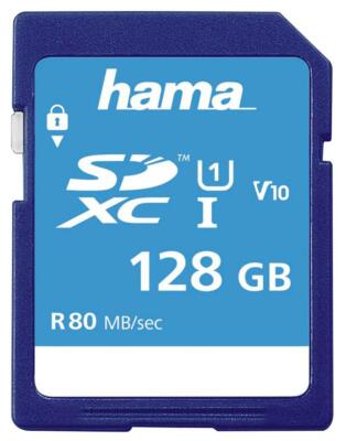 128GB C10 UHS-I SDHC, 80MB/S, BLANK MEDIA FLASH MEMORY TYPE SDHC CARD ...