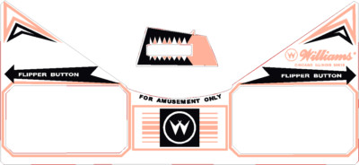 Williams Big Ben Pinball Machine Apron Decal Set | eBay