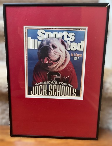 UGA #1 Mascot Framed Sports Illustrated Cover April 28, 1997 Georgia ...