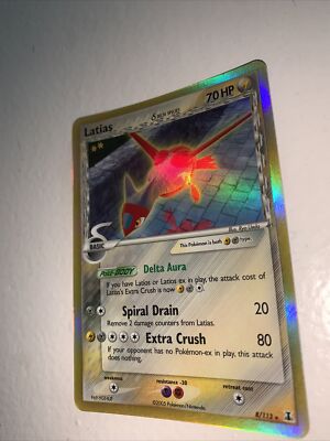 Pokémon TCG Latias (Delta) EX Delta Species 8/113 Holo Holo Rare | eBay