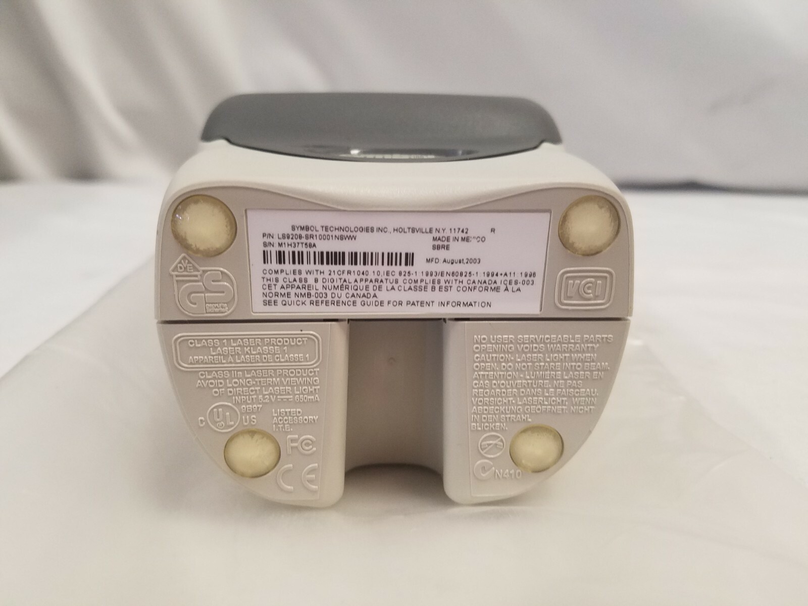 Motorola Symbol LS9208 Desktop POS 2D Laser Barcode Scanner New no ...