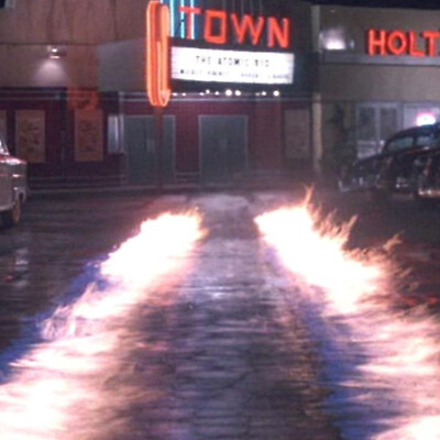 IKEA Detolf 15x15 Diorama Backdrop - BACK TO THE FUTURE FLAME TRACKS | eBay