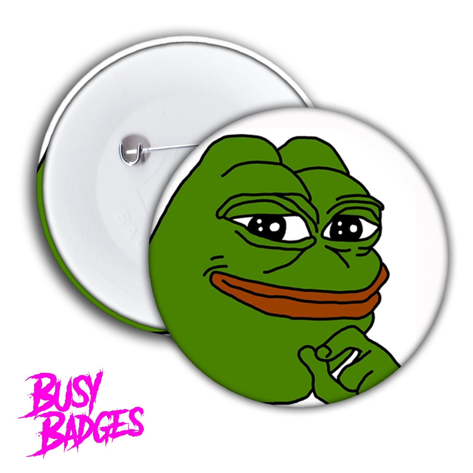 PEPE THE FROG - SMUG PEPE Badges & Magnets - Reddit 8chan Trump Vote ...