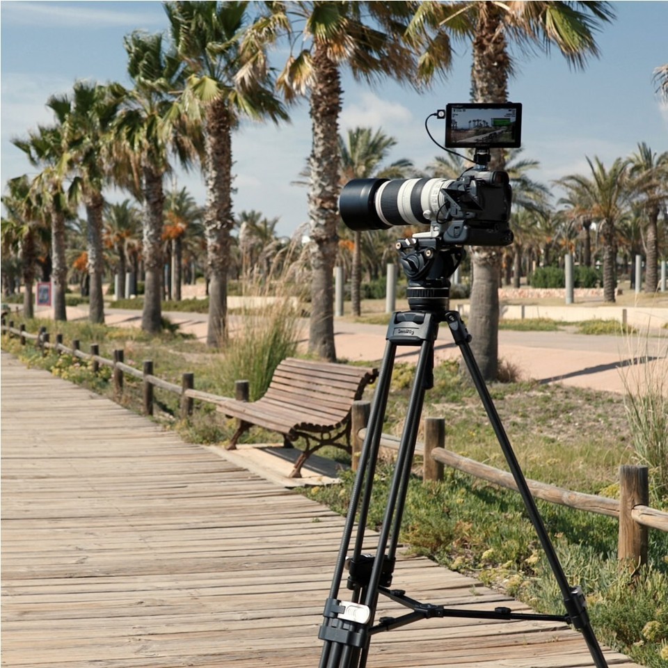 SmallRig AD-100 78" Video Tripod W/ One-Step Locking,Carbon Fiber ...