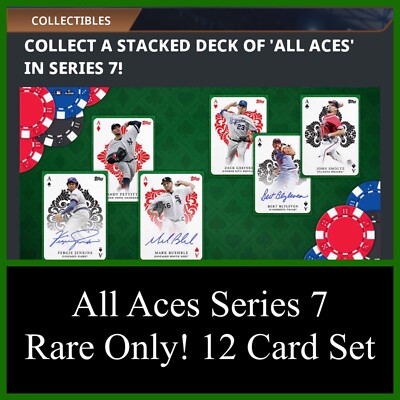 ALL ACES SERIES 7 RARE BASE ONLY! 12 CARD SET-TOPPS BUNT DIGITAL | eBay
