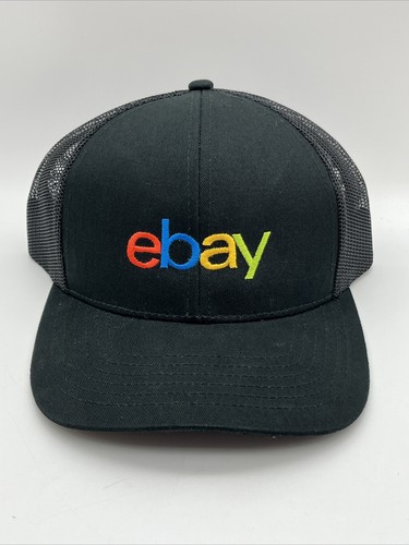 Ebay Hat Baseball Cap 2023 eBay Open Swag Black Color Letters Mesh ...