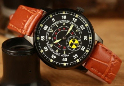 NOS Chemical & Biological troops Russian MILITARY watch Pobeda Geiger ...