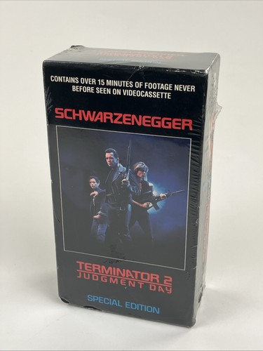 Terminator 2 Judgment Day Special Edition VHS Blockbuster Re-Seal ...