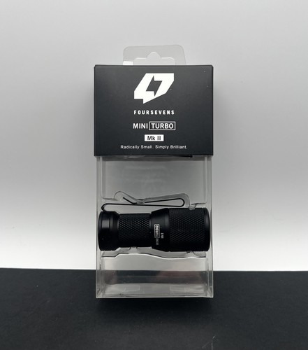 Foursevens cr123 Flashlight - Mini Turbo Mkii - Brand New In Box | eBay