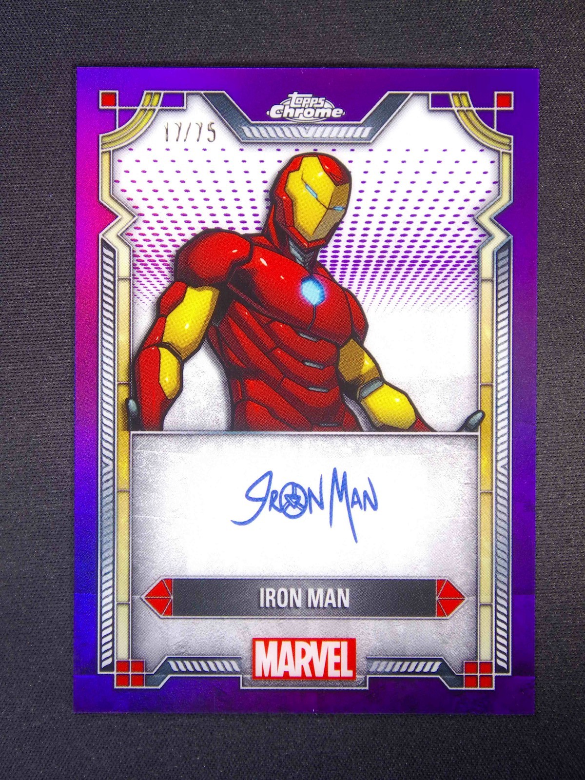 Iron Man 2024 Topps Chrome #AI-4 Avengers Infinity - SuperFractor /1 ...