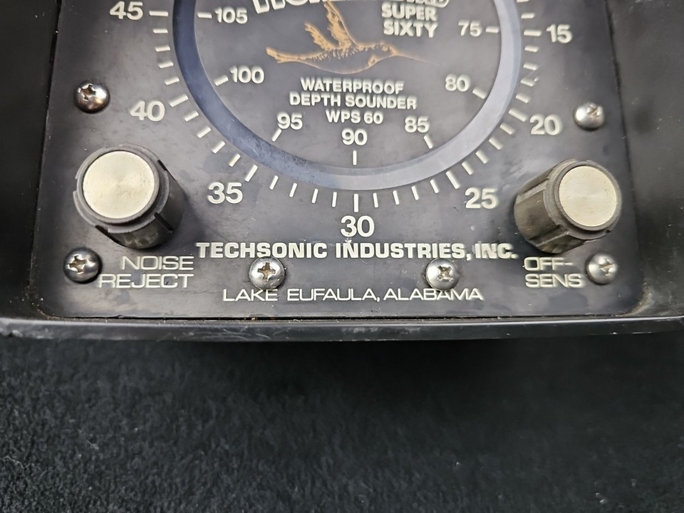 Vintage Hummingbird Super Sixty Depth Sounder Hi Speed Pro Model ...