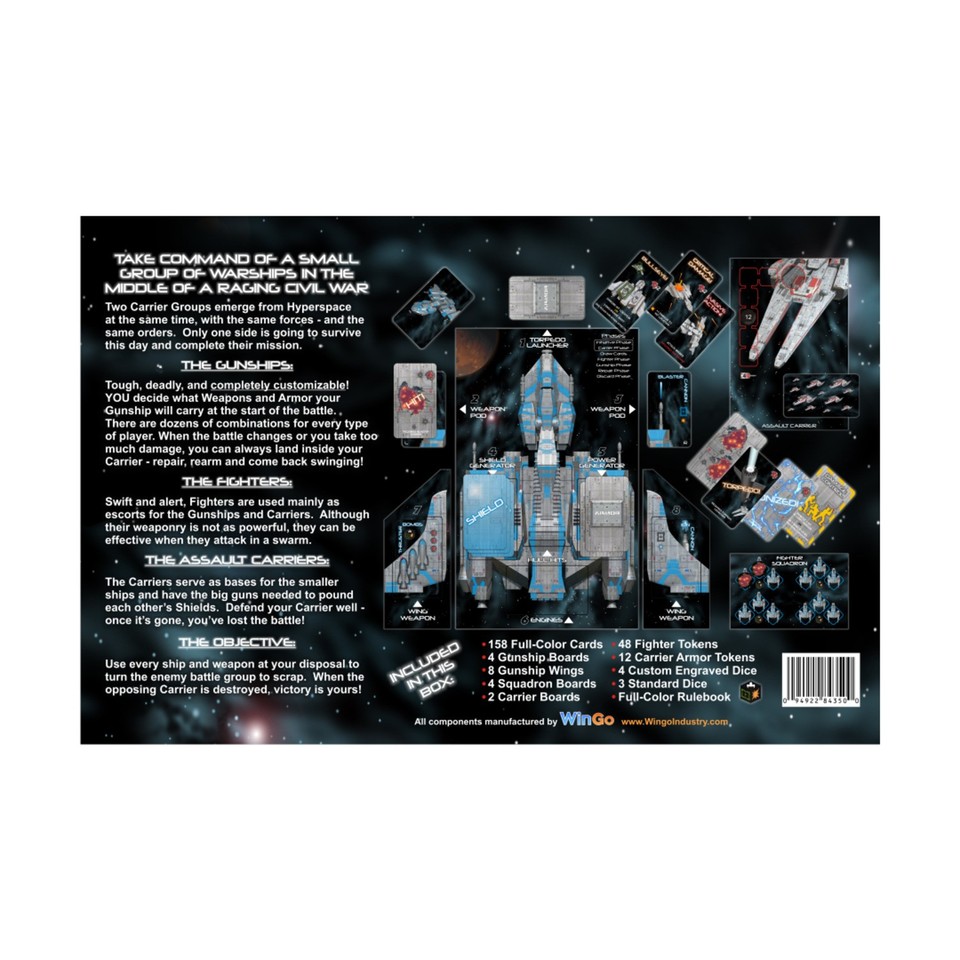 Escape Pod Games Cardgame Gunship - First Strike! Box VG+/EX | eBay