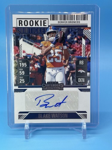 2024 Contenders ~ BLAKE WATSON ~ Rookie Ticket RC Auto ~ Broncos 🔥 | eBay