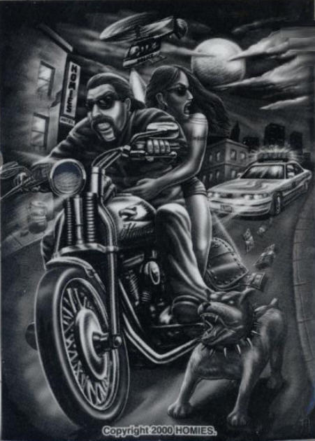 GONZALES ART 2000 VENDING MACHINE HOMIES STICKERS 2.5" x 3.5" YOU PICK ...