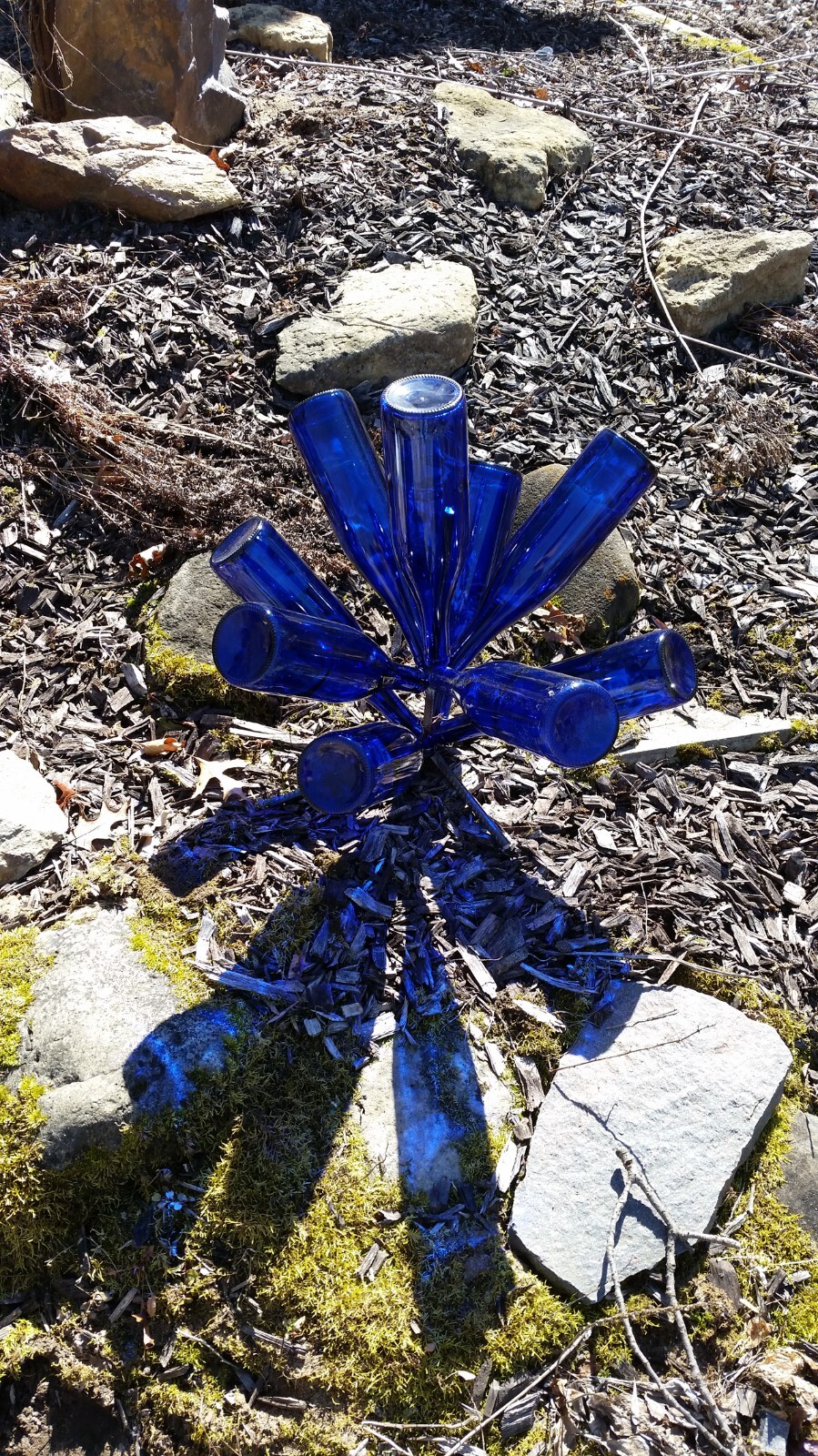9-bottle Mini Bottle Tree, w/o bottles by Bottle Tree Creations | eBay