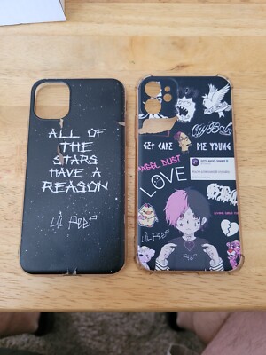 LIL PEEP IPhone 11 Phone Case Lot of 2 USED Some chipping See pics | eBay