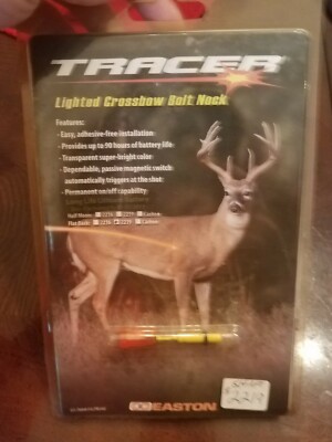 Tracer #113498 Lighted Archery Crossbow Bolt Nock Flat #2219 Sgl-New ...