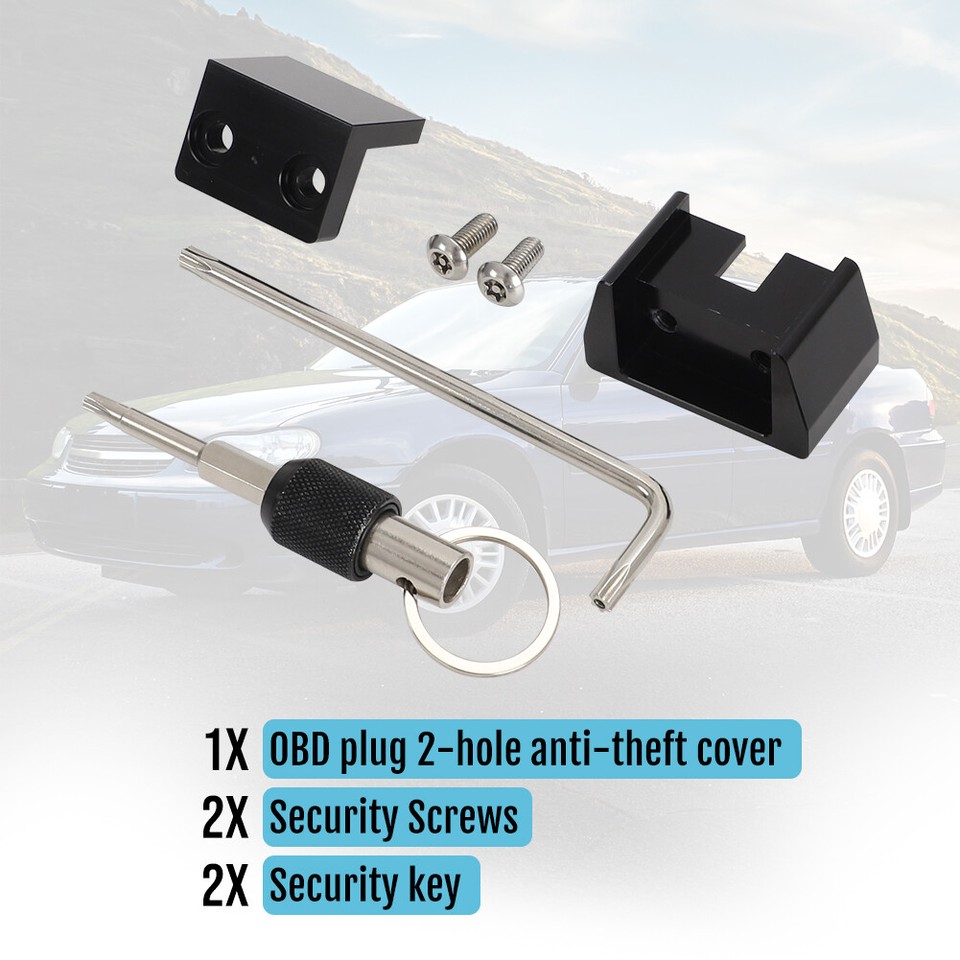 ODB 2 Port Security Anti-theft Lock Tool Access to OBD Connector For ...