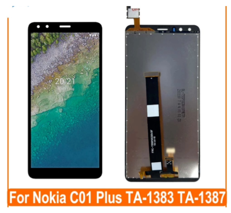 5.45" For Nokia C01 Plus TA-1383 LCD Display Touch Screen Digitizer ...