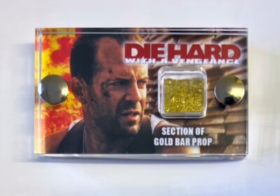 Die Hard Movie prop Gold bar prop piece Film prop with COA. | eBay UK