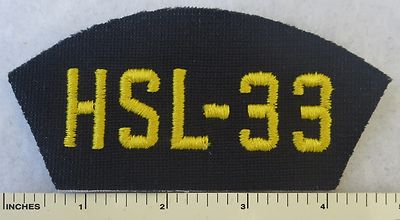 HSL-33 - US NAVY HELICOPTER ANTI-SUBMARINE SQUADRON HAT / CAP PATCH | eBay